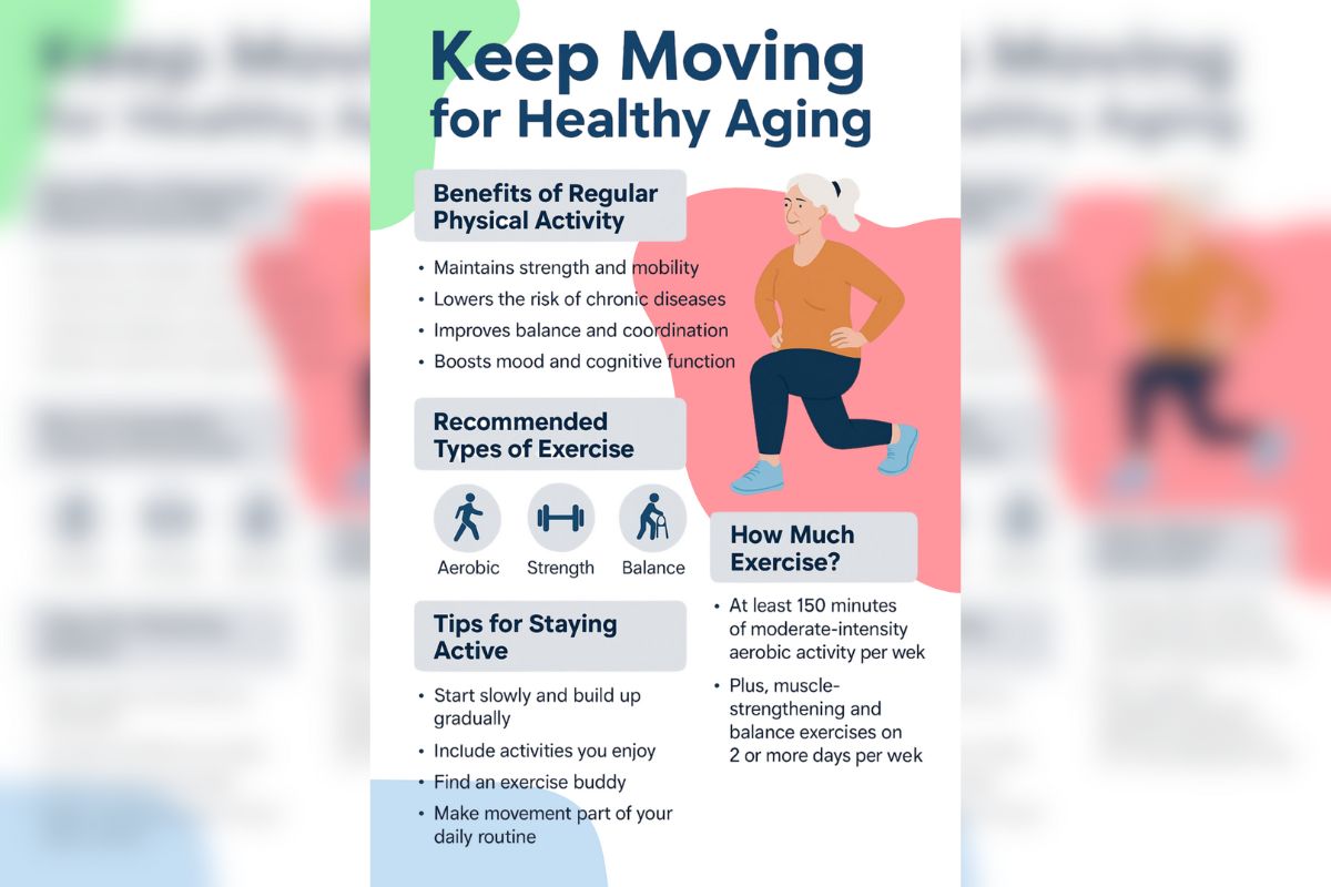 INFOGRAPHIC: Keep Moving to Age Well | Health Discovery